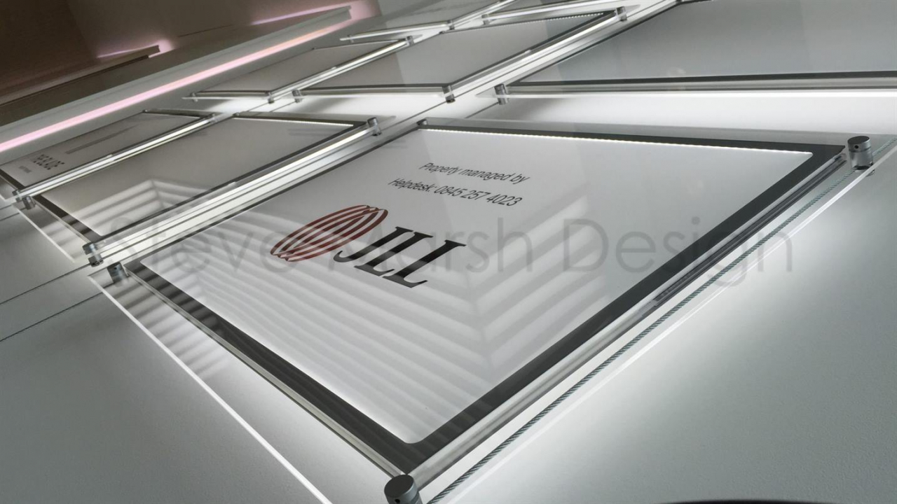 Signs with LED lighting - SMD Steve Marsh Design