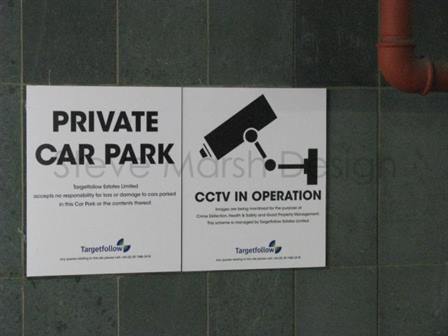 CCTV Signs Gallery At Steve Marsh Design In Kent