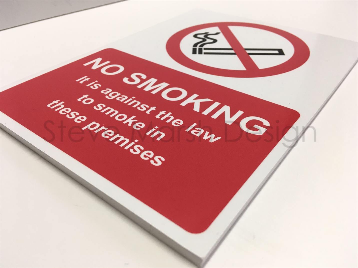 Self-Adhesive No Smoking Signs - Steve Marsh Design